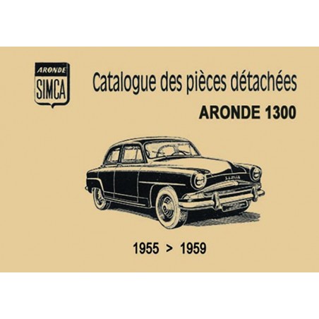 Catalogue Pieces 1955 à 1959 SIMCA 9-ARONDE de Simca