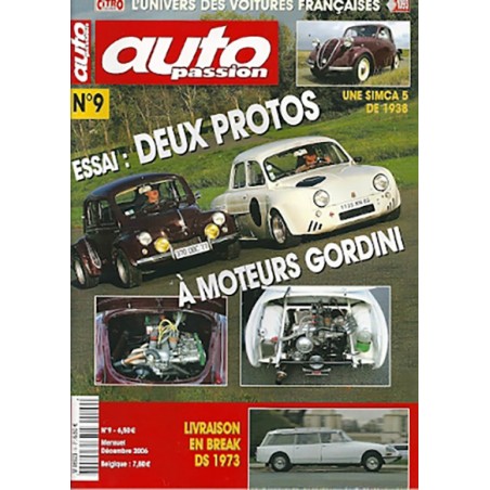 Auto Passion N° 9 Auto Passion de Magazines et Spécial salon