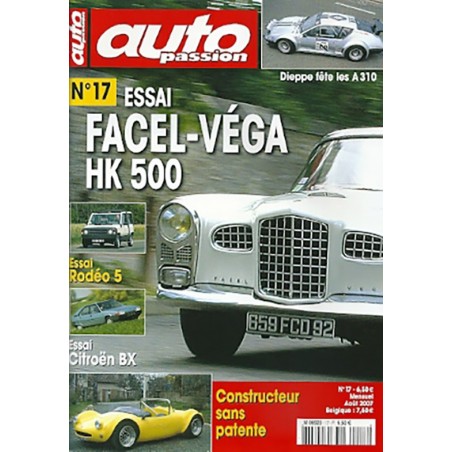 Auto Passion N° 17 Auto Passion de Magazines et Spécial salon