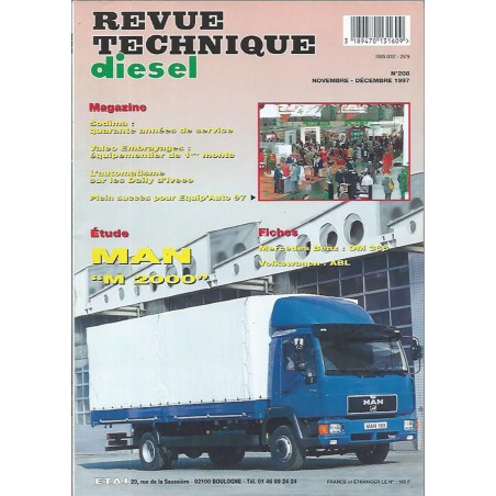 Revue Technique Diesel M 2000 MAN de Poids Lourd