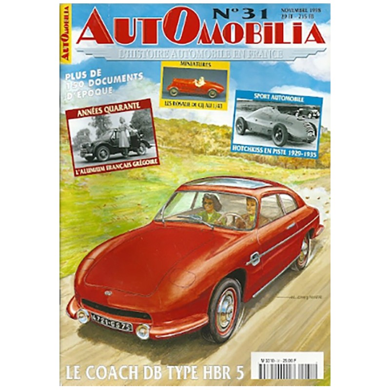 Magazine auto Automobilia : tous les numéros disponibles